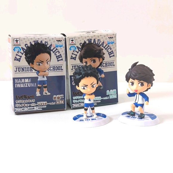 Toys | Rare Haikyuu Tooru Oikawa Hajime Iwaizumi Chibikyun Chara ...
